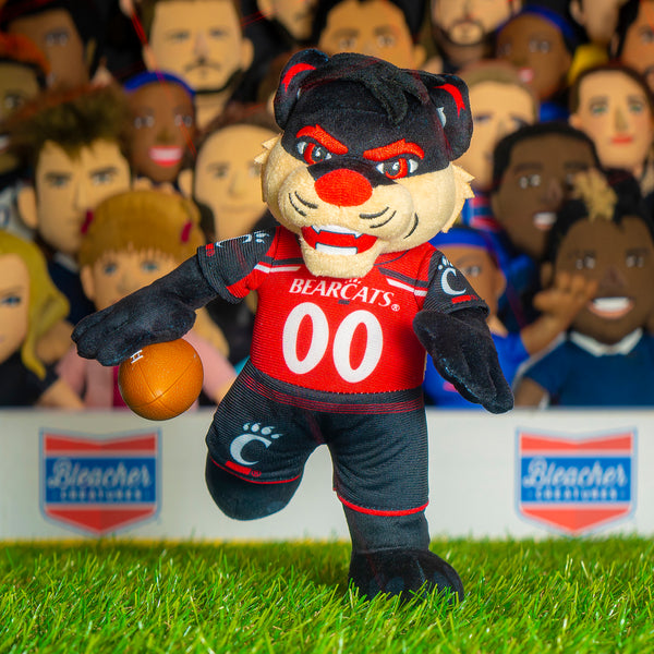 Cincinnati Bearcats Bearcat 10" Mascot Plush Figure - Bleacher Creatures