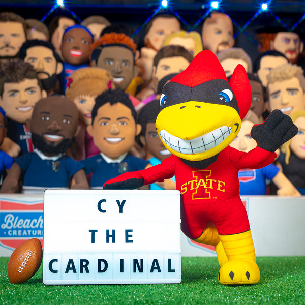Iowa State Cyclones Cy the Cardinal 10" Mascot Plush Figure - Bleacher ...