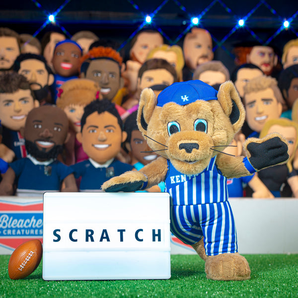 Kentucky Wildcats Scratch 10" Mascot Plush Figure - Bleacher Creatures