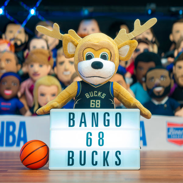 Milwaukee Bucks Bango 10" Mascot Plush Figure (Statement Uniform ...