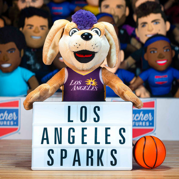 Los Angeles Sparks Sparky 10" Mascot Plush Figure - Bleacher Creatures