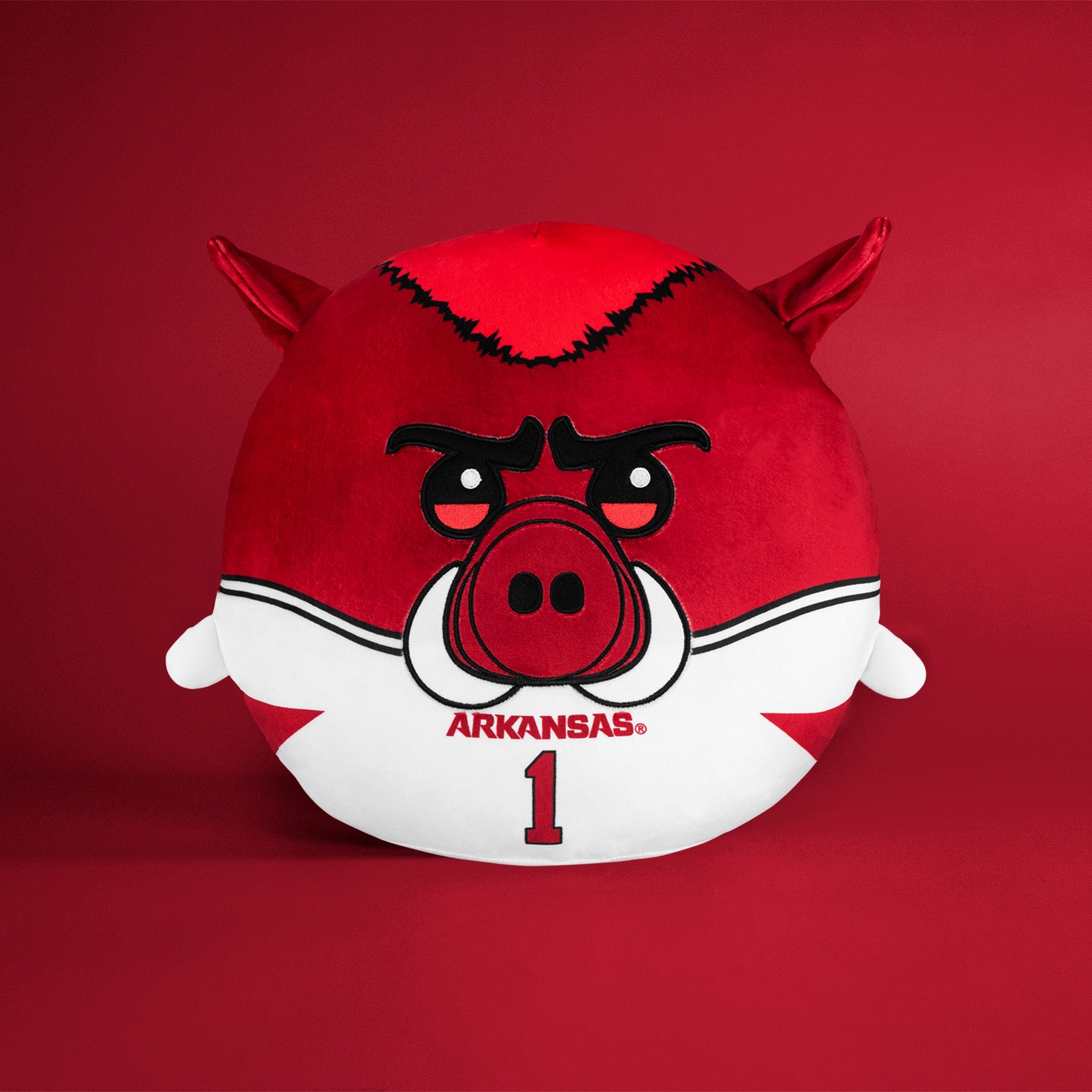 Arkansas Razorbacks Big Red 12" Mascot Kiri Cloud Pillow Plushie ...