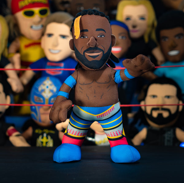 WWE Legend Kofi Kingston 10" Plush Figure - Bleacher Creatures
